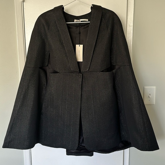 Leon Max | Jackets & Coats | Leon Max Black Formal Evening Cape Xs ...